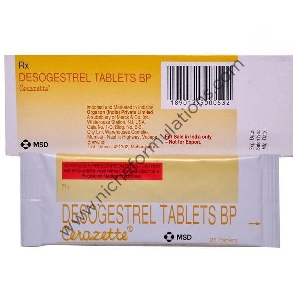 Cerazette Tablet - Niche Formulations
