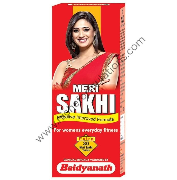 Baidyanath (Nagpur) Meri Sakhi Liquid with Extra 30 Meri Sakhi Tablet ...