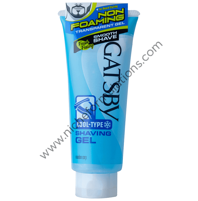 Gatsby Non Foaming Cool Type Shaving Gel - Niche Formulations
