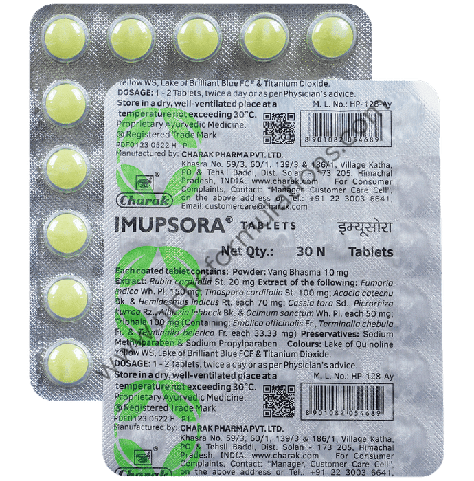 Imupsora Tablet - Niche Formulations