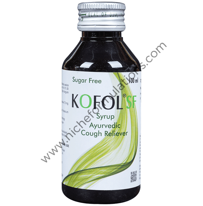 Kofol SF Cough Syrup Sugar Free - Niche Formulations