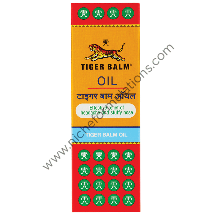 Tiger Balm Oil (28ml Each) | Effective Relief from Headache, Stuffy ...