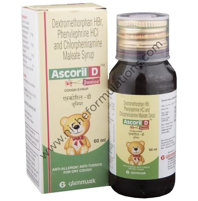 Ascoril D Junior Cough Syrup - Niche Formulations