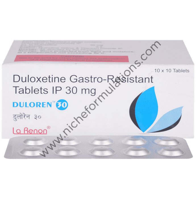 Duloren 30mg Tablet - Niche Formulations