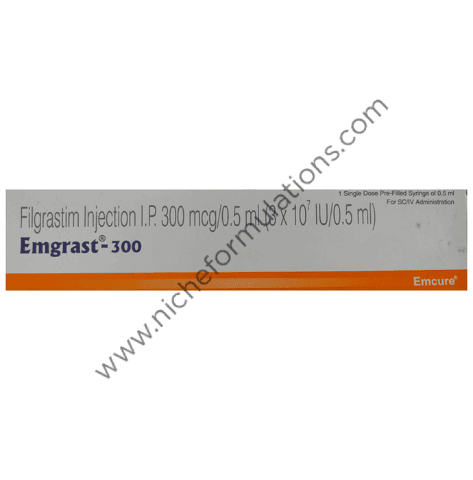 Emgrast 300mcg Injection - Niche Formulations