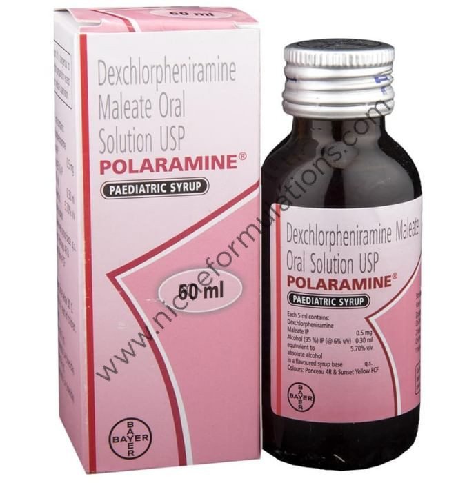 Polaramine Paediatric Syrup - Niche Formulations