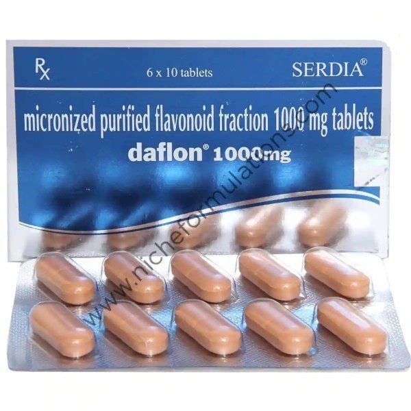 Daflon 1000mg Tablet - Niche Formulations