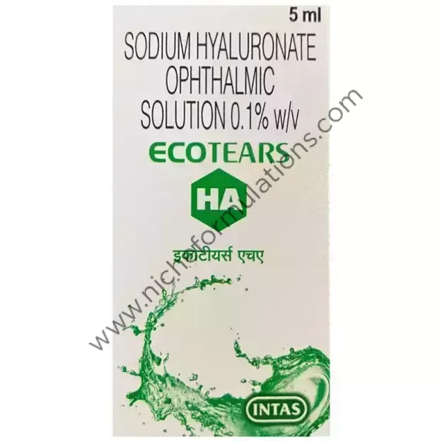 Ecotears HA Ophthalmic Solution - Niche Formulations