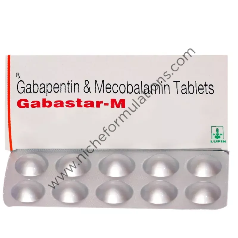 Gabastar-M 300mg/500mcg Tablet - Niche Formulations