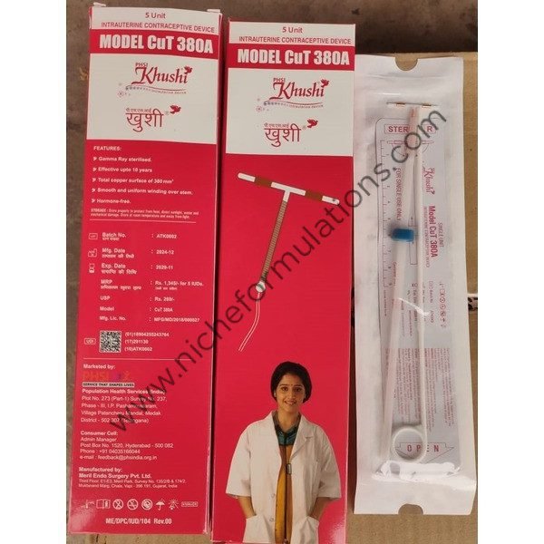 Khushi Intrauterine Contraceptive Device Model CuT 380A - Niche ...