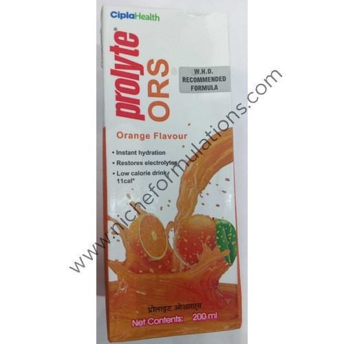 Prolyte ORS Ready To Drink Orange Flavour - Niche Formulations