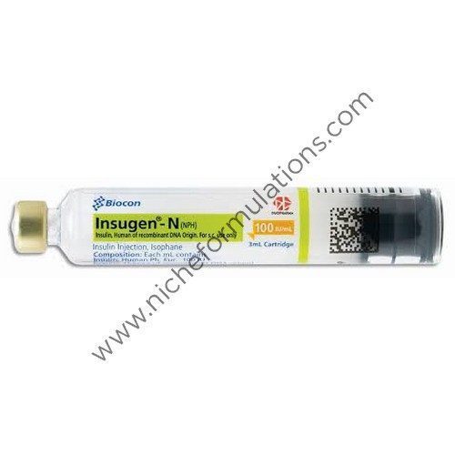 Insugen-N 100IU/ml Injection - Niche Formulations