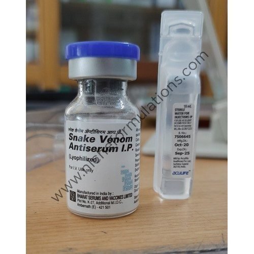 Snake Venom Antiserum Injection - Niche Formulations
